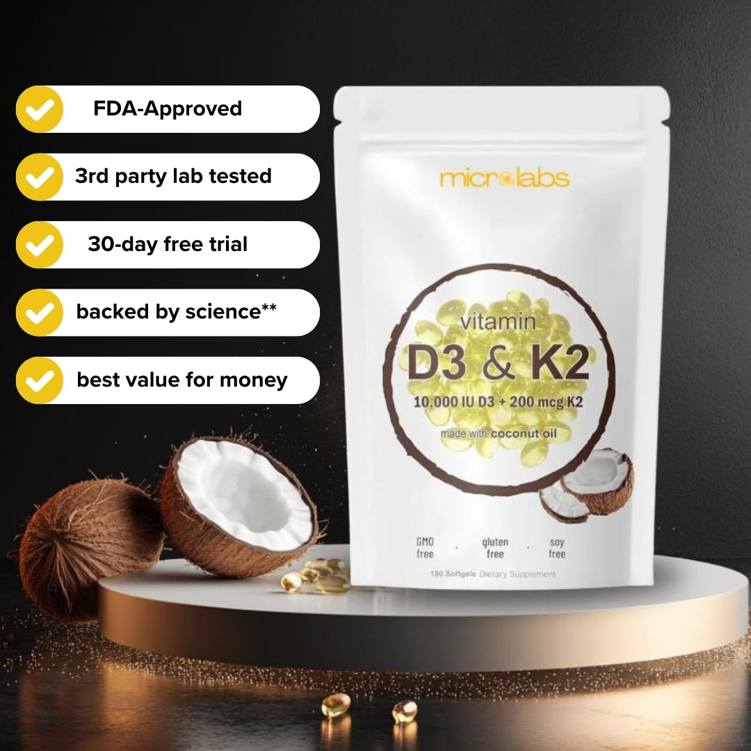 High-Potency Vitamin D3 & K2